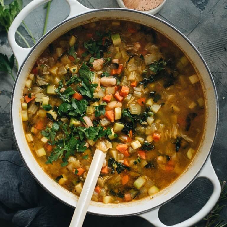 Vegan Minestrone alla Milanese - Gastroplant