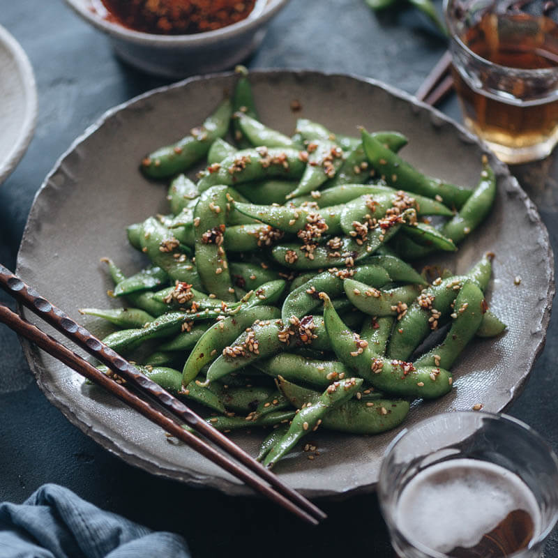 Smoky Spicy Edamame - Gastroplant